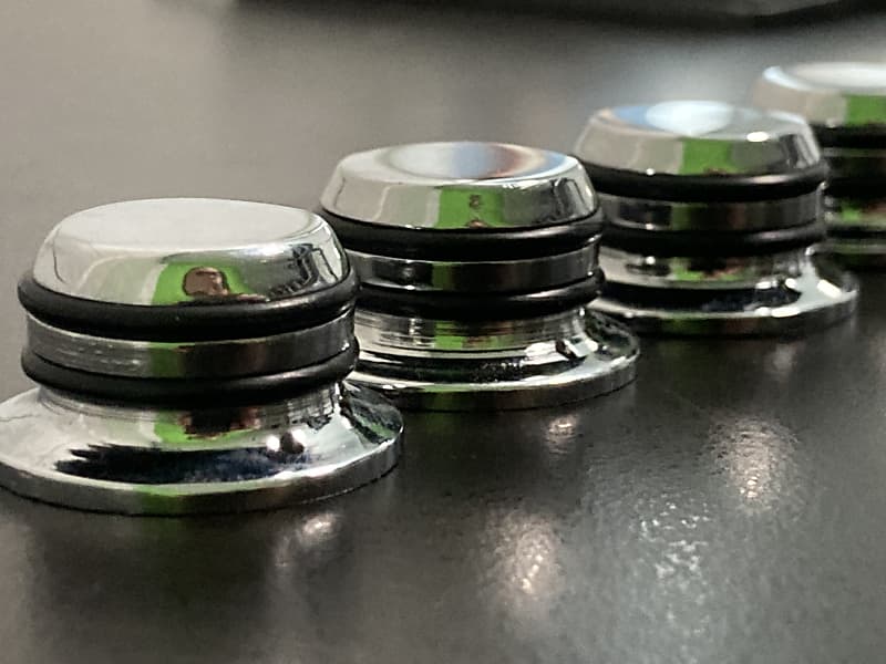 6x Mosrite 60’s-Style Chrome spun knobs | Reverb