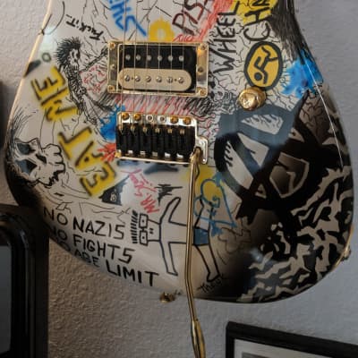 ESP m1 Lynch graffiti | Reverb