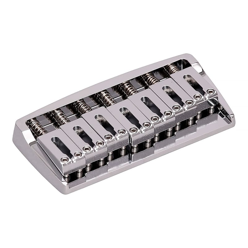 Gotoh 510FX-7 Hardtail Fixed 7 String Guitar Bridge (Chrome) | Reverb