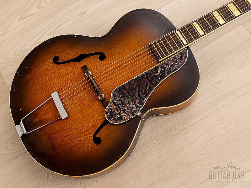 1940s Gretsch Synchromatic 100 Vintage Archtop Acoustic | Reverb