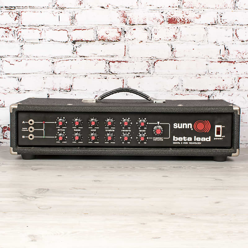 Sunn - Beta Lead - Guitar Amp Head - X2198 - (USED) | Reverb