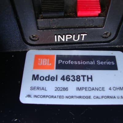 JBL 4638TH w/ 2446H (4670D) Professional Cinema Home theater | Reverb