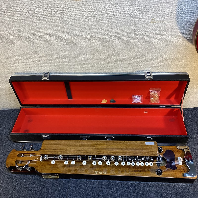 Gorgeous Taisho Goto - Nagoya harp. Keyed lap steel like | Reverb