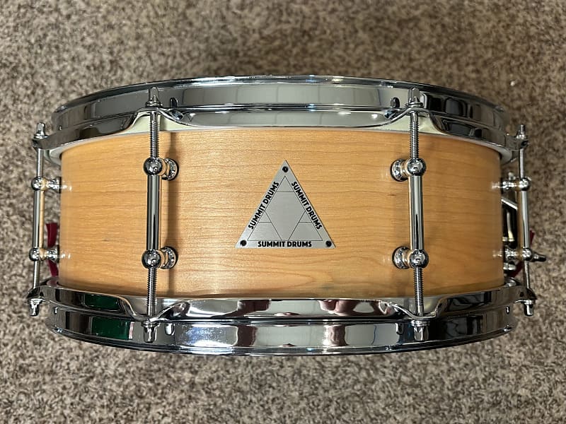 Summit Drums SOLID ONE PLY Hard Maple 5x14 snare drum NEW | Reverb