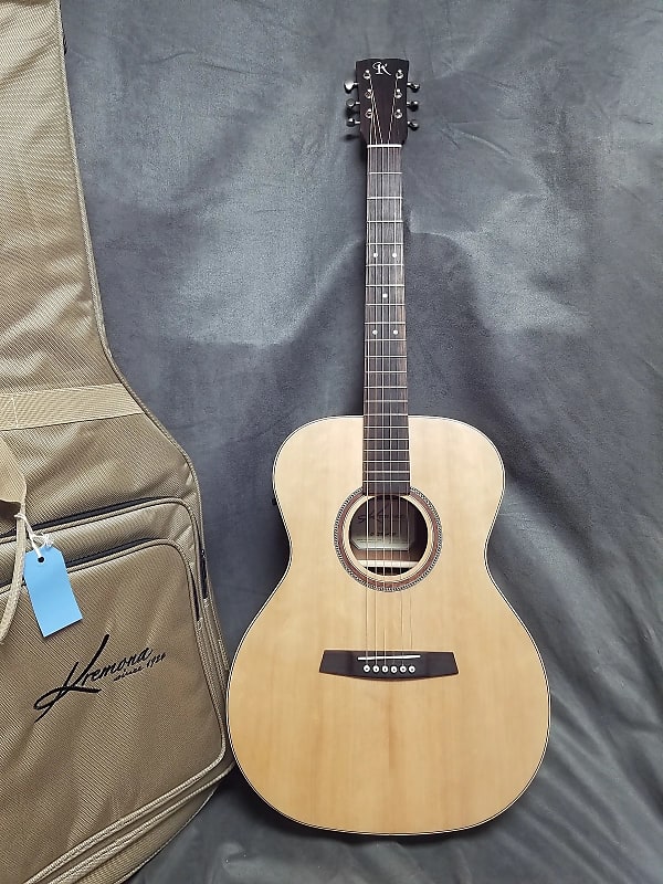Kremona M15E Orchestra Size Acoustic Electric with Gig Bag | Reverb