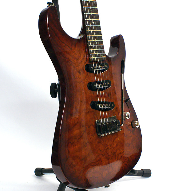 2004 Fender Showmaster/Stratocaster with a Quilted Bubinga | Reverb