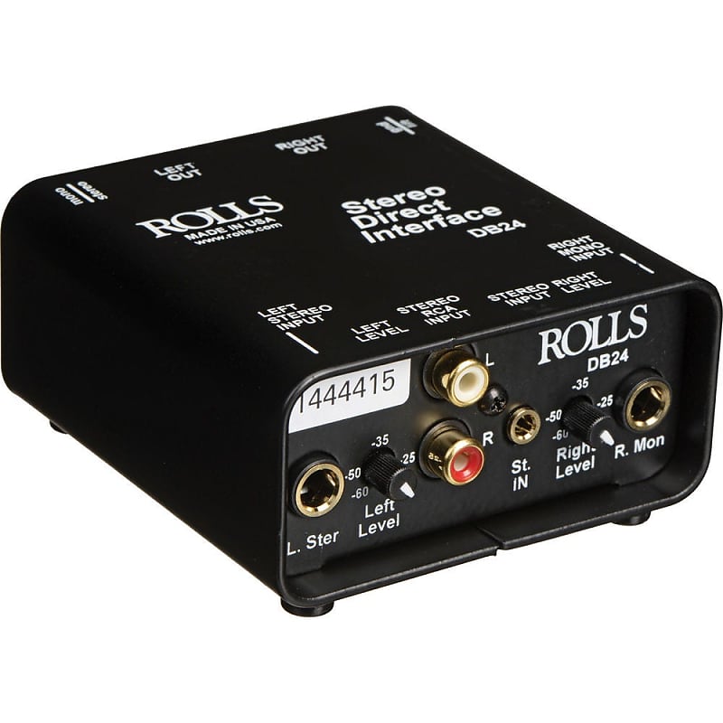 Rolls DB24 Passive Stereo Direct Interface - (B-Stock) | Reverb