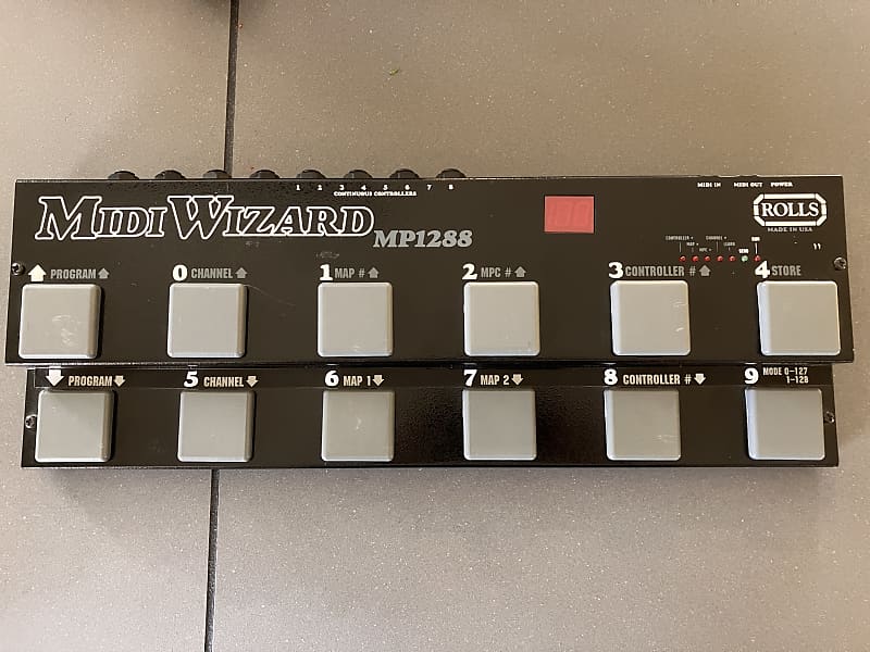 Rolls Midi Wizard MP1288 Black | Reverb