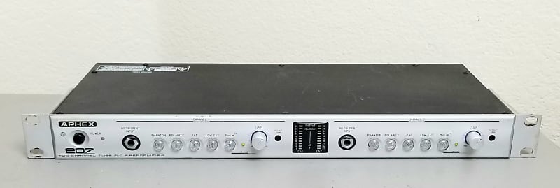 Aphex 207 Two Channel Tube Microphone Preamp | Reverb