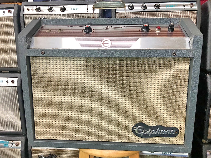 Epiphone EA-50 Pacemaker 10w Tube Amp 1964 Gray/Chrome *1x10 | Reverb