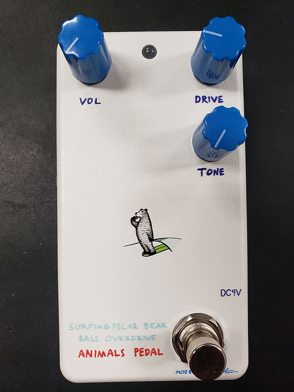 Animals Pedals Surfing Polar Bear Bass Overdrive | Reverb