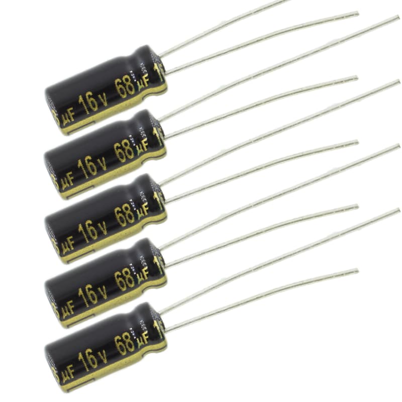 Panasonic FM Series Capacitor, 68uF @ 16V, Pkg. 5 | Reverb