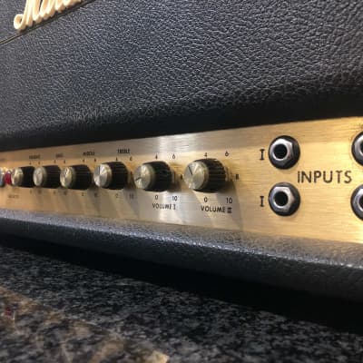 Marshall JMP Superlead 100 Watt 1969 Black & Gold | Reverb