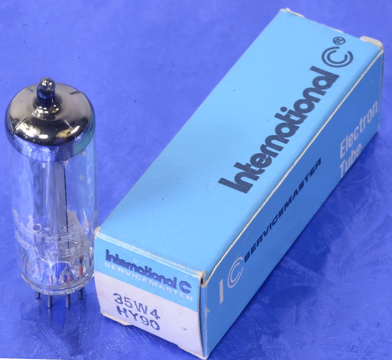 35W4 International Electron Tubes Rectifier Tested By Angela | Reverb
