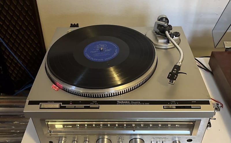 Technics SL-Q303 DD turntable ‘81-‘82 - Silver | Reverb