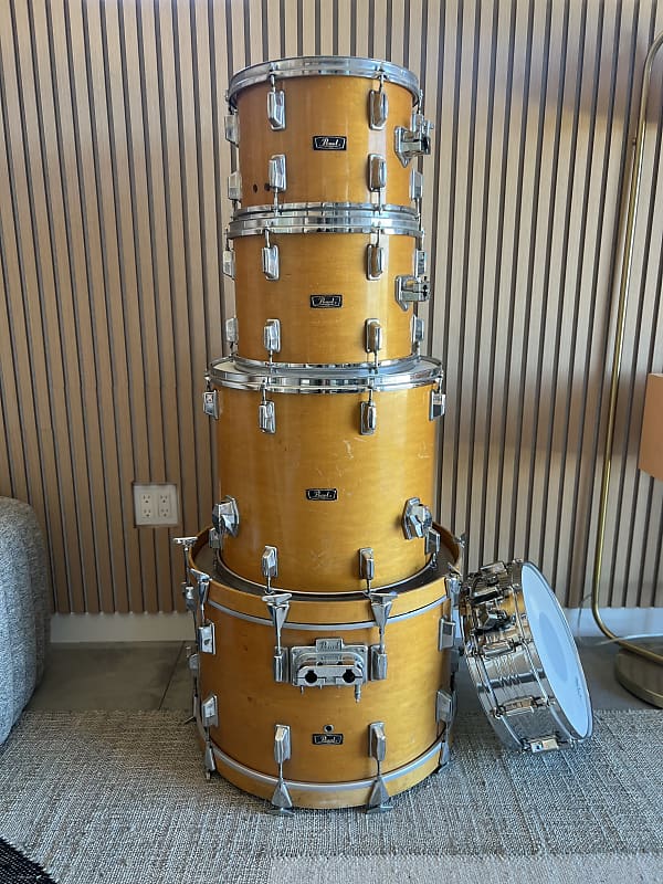 Pearl 1970s - Vintage Maple Drum Set | Reverb