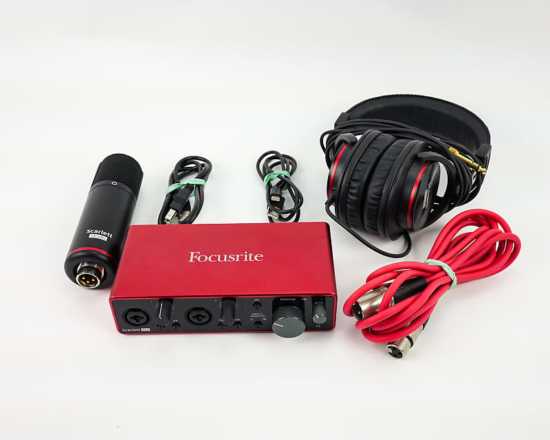 Focusrite Scarlett 2i2 Studio 3rd Gen USB Recording Bundle | Reverb