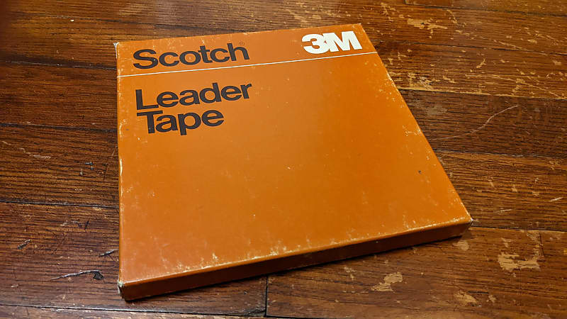 Scotch 3M, 1/4" Paper Leader & Timing Tape, 1000ft, new old | Reverb