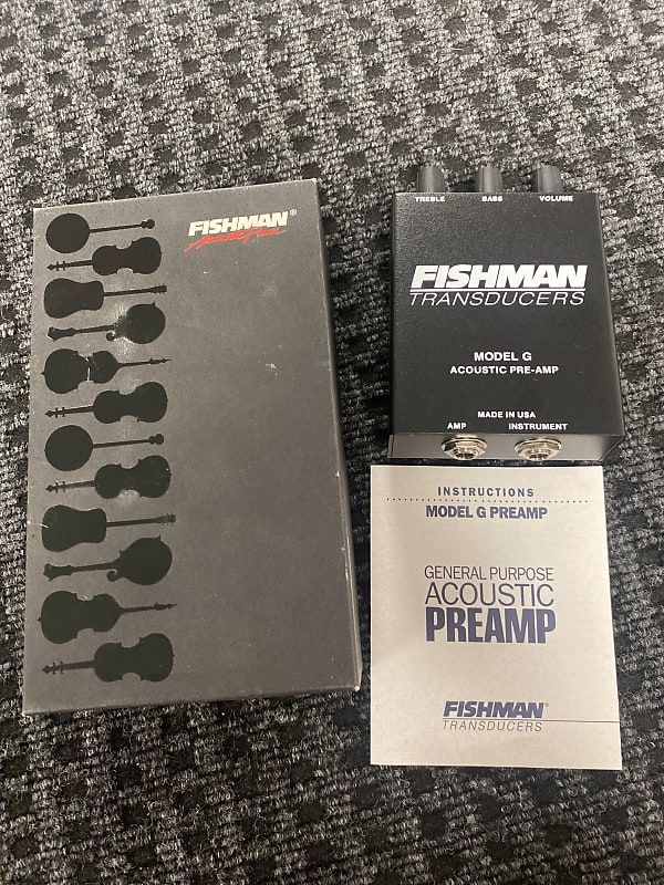 Fishman Model G acoustic preamp | Reverb