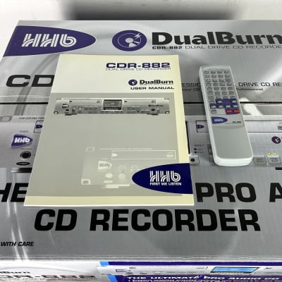 HHB CDR-882 Dual Burn - Silver | Reverb