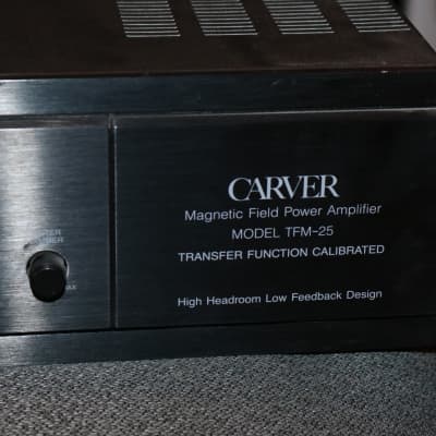 Carver TFM-25 Power Amplifier | Reverb