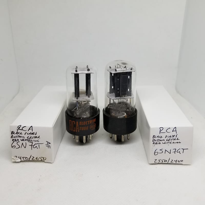 Well Matched Pair (9.4%) RCA 6SN7GT NOS 6SN7 | Reverb