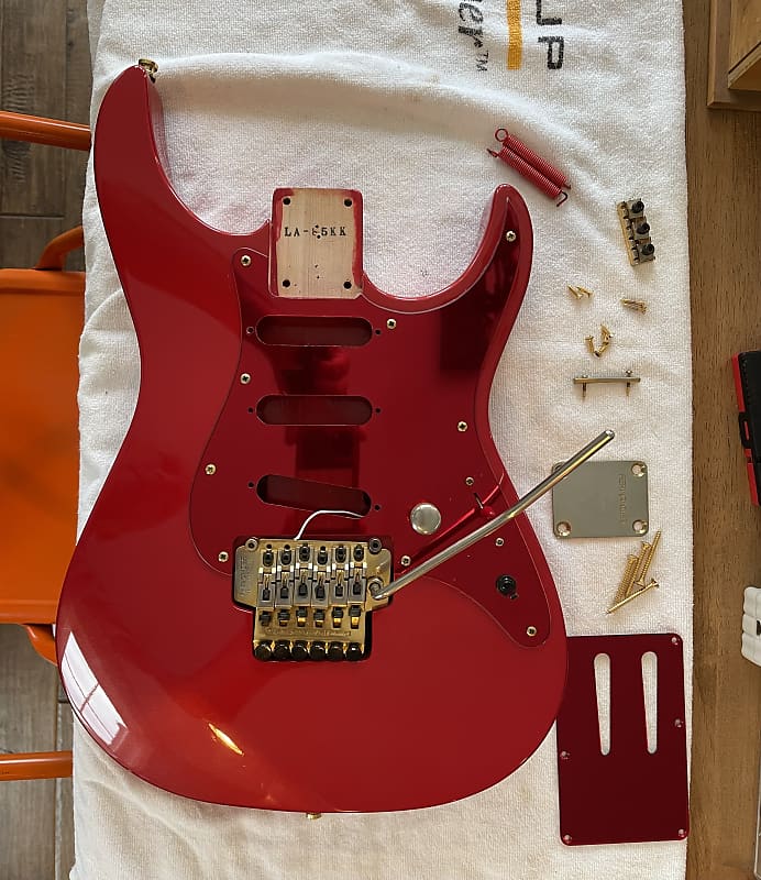 Fernandes LA-80KK Red Sparkle Body | Reverb