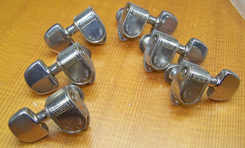 Yamaha 6 string guitar tuners (3 bass, 3 treble) 60s/70s - | Reverb