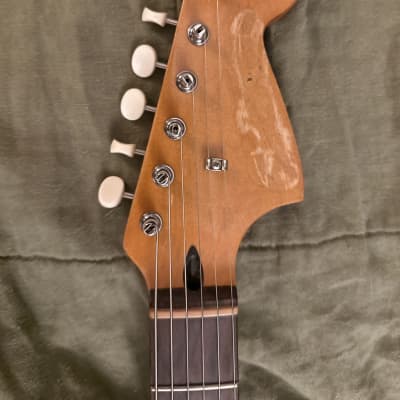 Fender Mustang P90 Partscaster - Aged Natural | Reverb