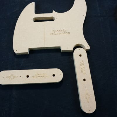 (6) Telecaster Pickguard Templates ~ CNC 1/2" MDF ~ Guitar | Reverb