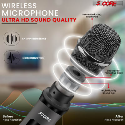 5 Core 12 In Bluetooth Speaker Boom Box Party Karaoke Machine | Reverb