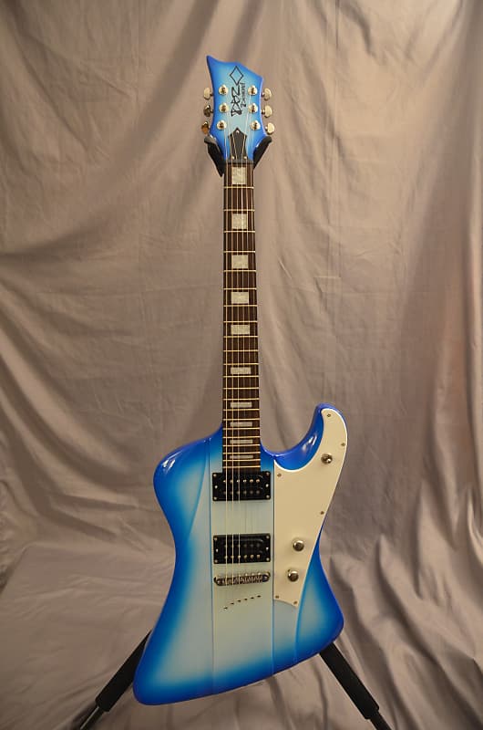 DBZ Diamond Hailfire Guitar Blue Burst | Reverb