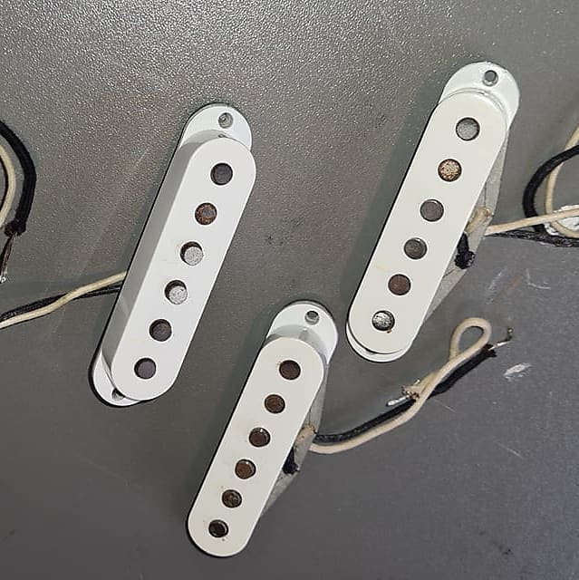 Fender Custom shop 69 pickups White | Reverb