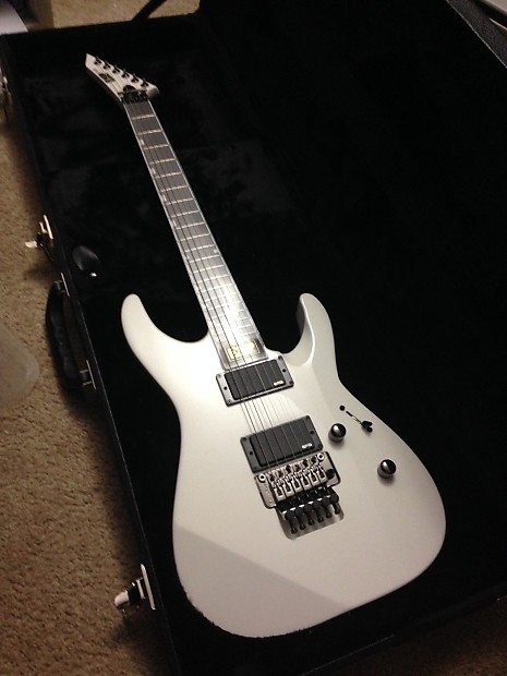 ESP M-2 STD CTM NTB Snow White | Reverb