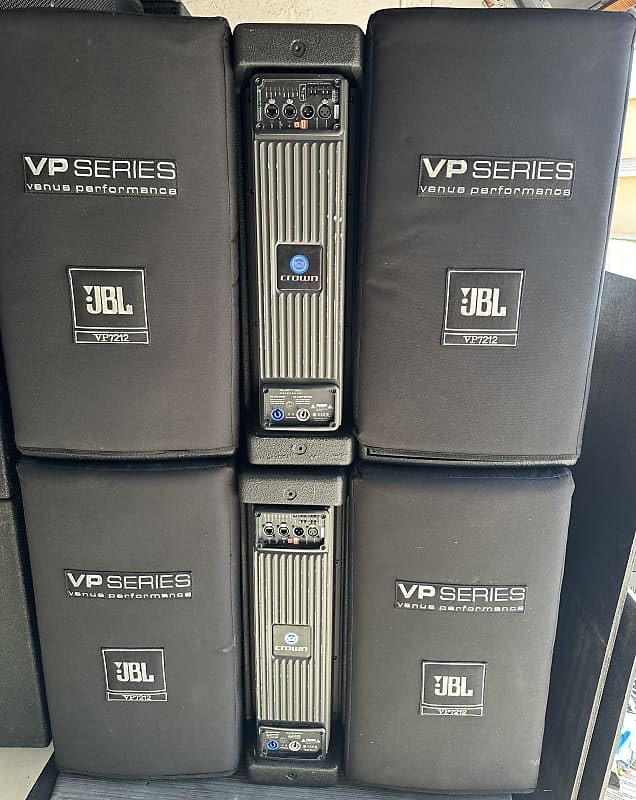 (6) x JBL DPDA VP-7212/95 Powered Loudspeaker Package | Reverb