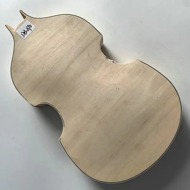 Unfinished Semi Hollow Violin Style Maple Body DIY Project | Reverb