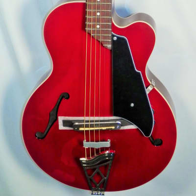 Vox Giulietta VGA-3PS-TR Trans Red Archtop Cutaway Acoustic | Reverb