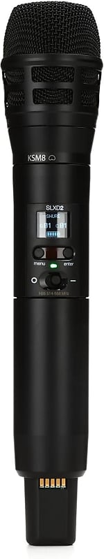 Shure SLXD2/K8B Wireless Handheld Microphone Transmitter with | Reverb