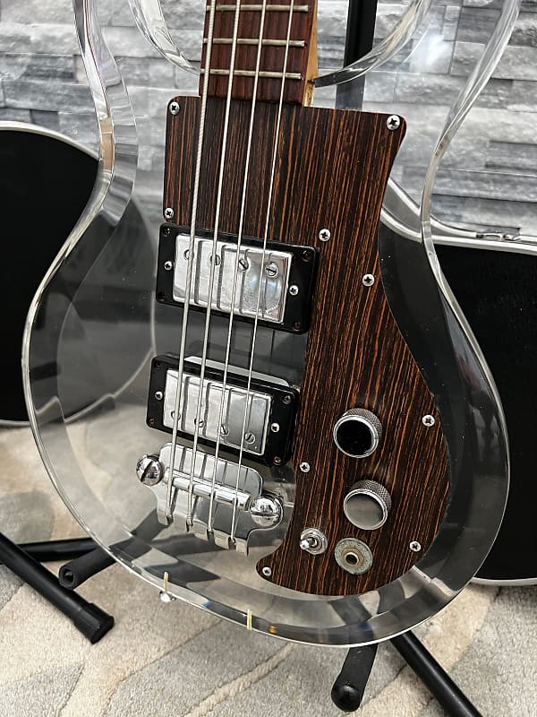 1970s Raven Univox Lucy Dan Armstrong plexiglass Lucite | Reverb