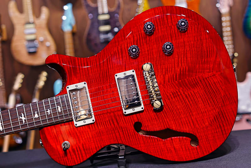 PRS S2 Singlecut Semi Hollow 2020 scarlet red | Reverb