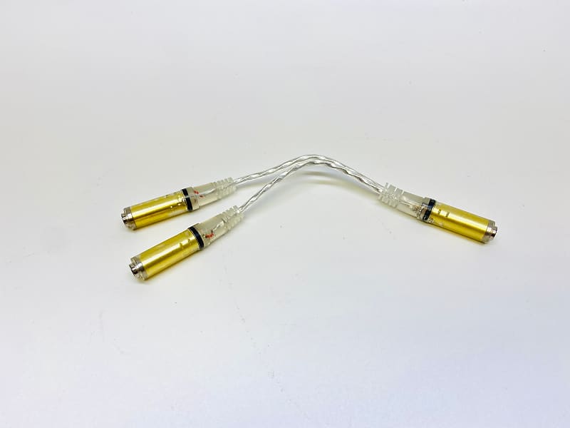 Y-Cable Clear Silver For ROLAND BOSS V-Drum Splitter Cable | Reverb