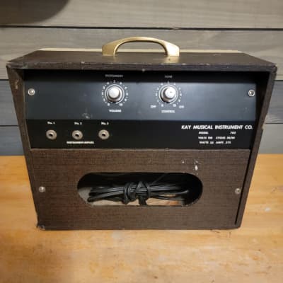 Kay 703c Guitar Tube Amplifier Vintage 1960s No Issues Sounds | Reverb