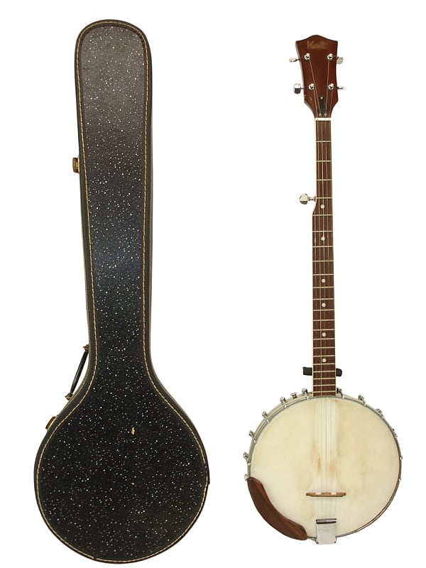 Vintage Kent 5-String Open-Back Banjo w/ Chipboard Case | Reverb