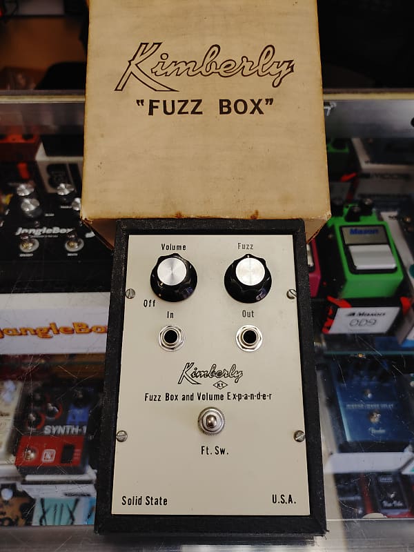 Kimberly Fuzz Box and Volume Expander Pedal 1960's | Reverb