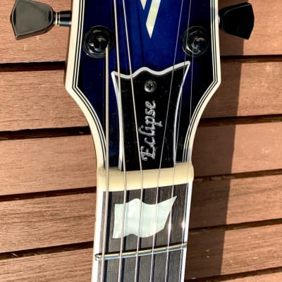 ESP EII Eclipse Reindeer Blue Quilted Maple Top Electric | Reverb