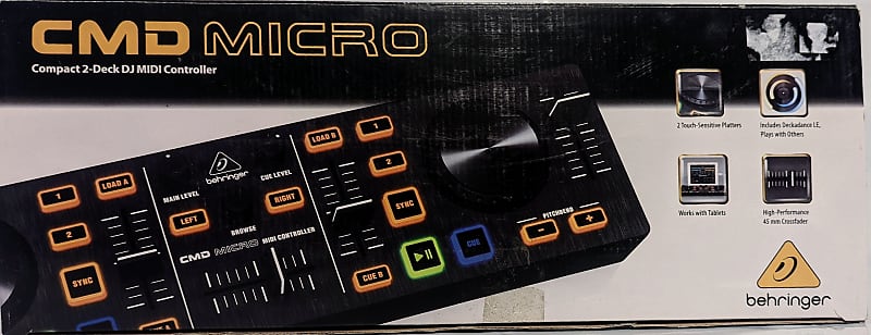 Behringer CMD Micro DJ Controller with 2 Deck | Reverb