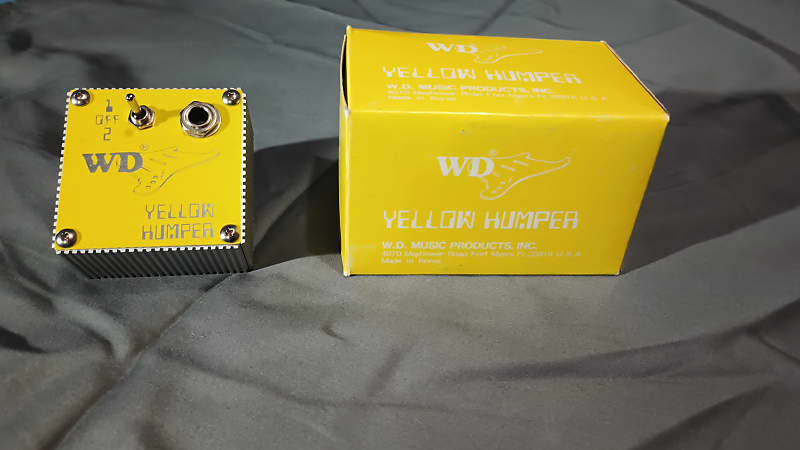 WD Yellow Humper Effects Box NEW OLD STOCK Rare & | Reverb