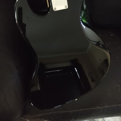 Made in Japan Fujigen Black Jazz Bass w/ Fender Custom Shop | Reverb