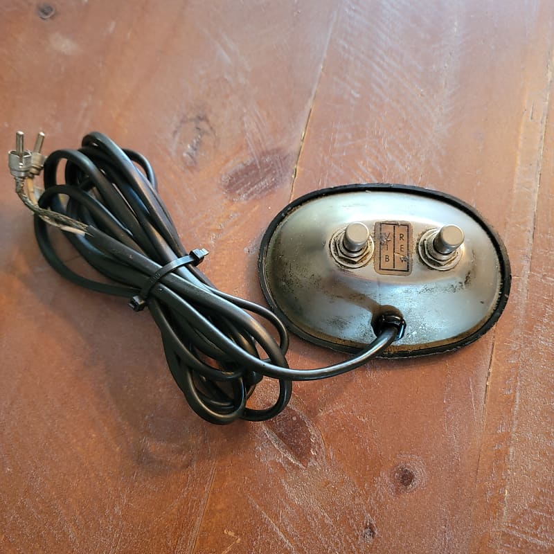 Fender Vintage 2 Button Silverface Footswitch 1960s/70s | Reverb