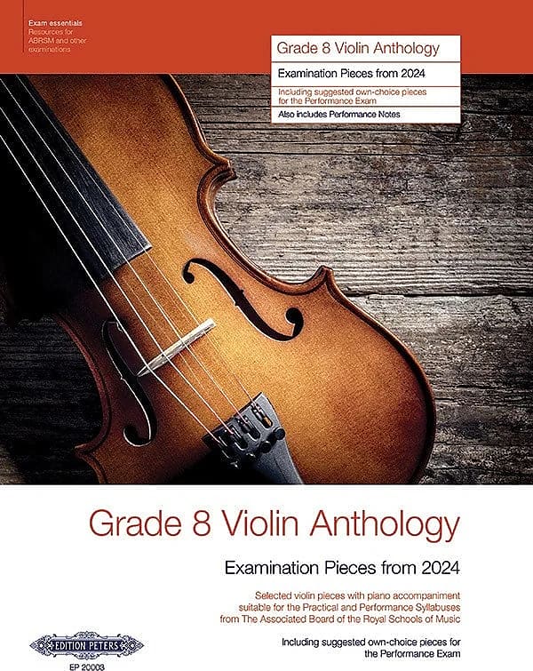 Grade 8 Violin Anthology from 2024 | Reverb